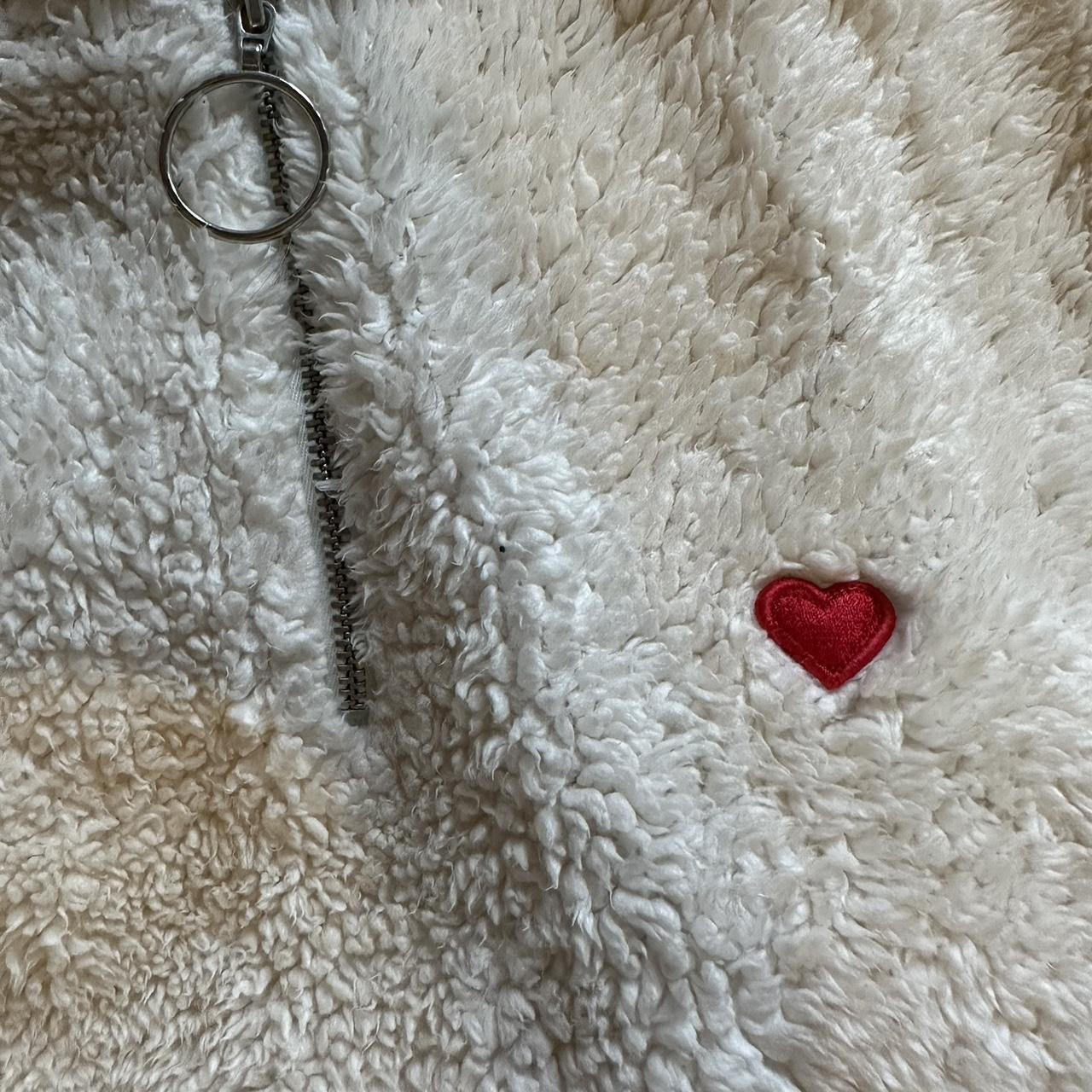 -fluffy white top shop jumper -fluff slightly worn... - Depop