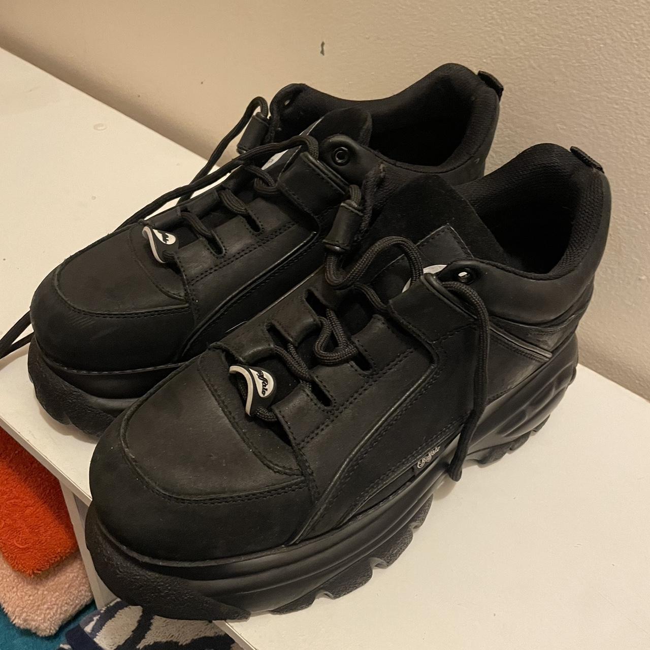 Buffalo London Men's Black Trainers | Depop