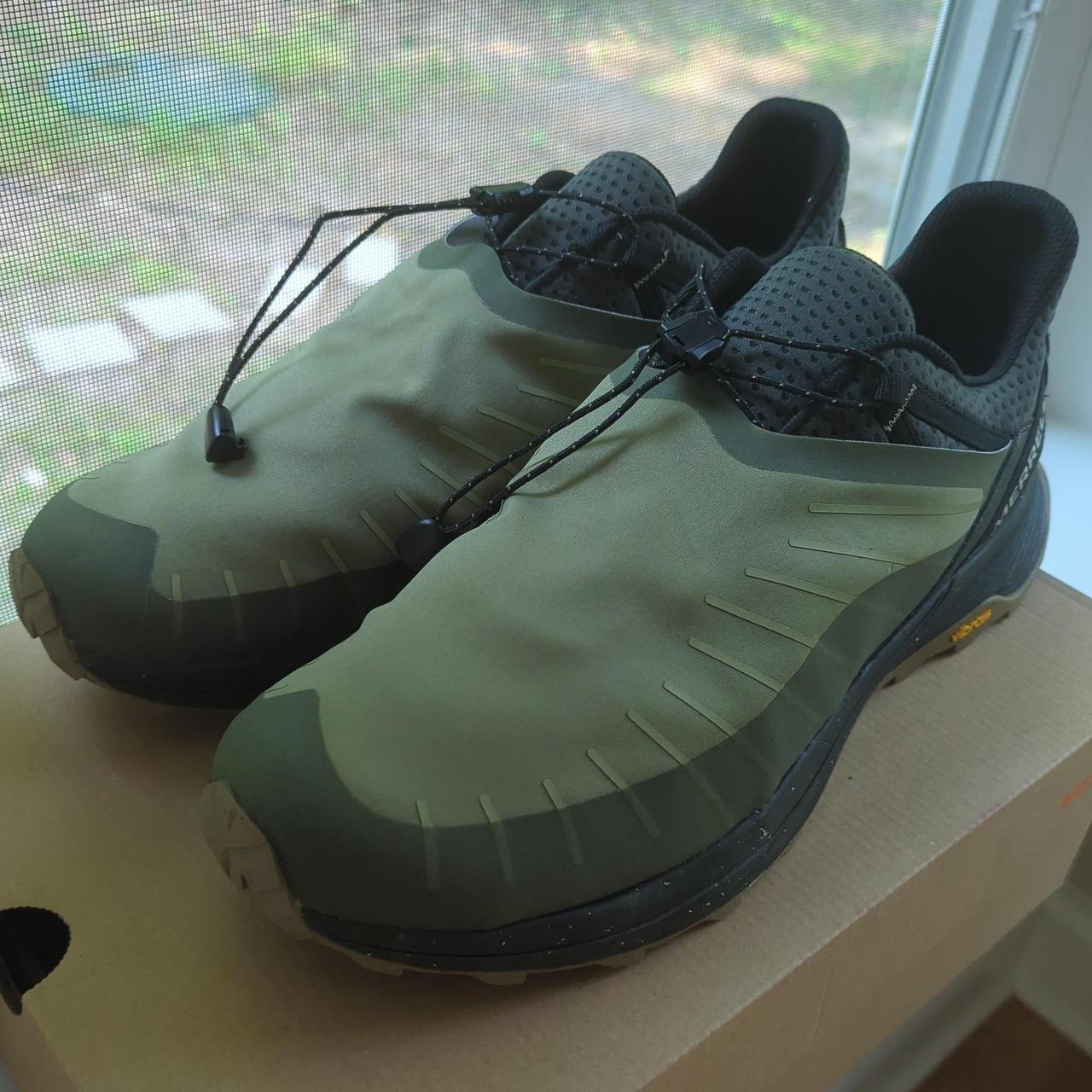Merrell Embark Lace Shield Sneakers Olive Men's size... - Depop