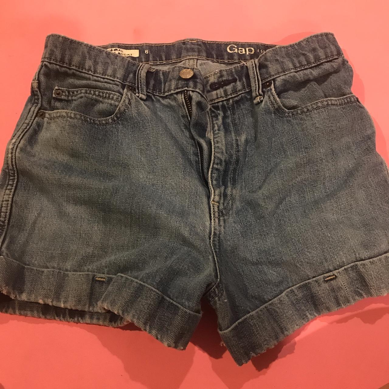 Gap original high rise denim shorts - Depop
