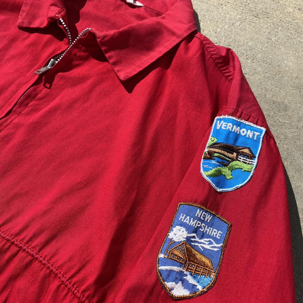 VINTAGE Dan River Red Work Jacket Cool East Coast... - Depop