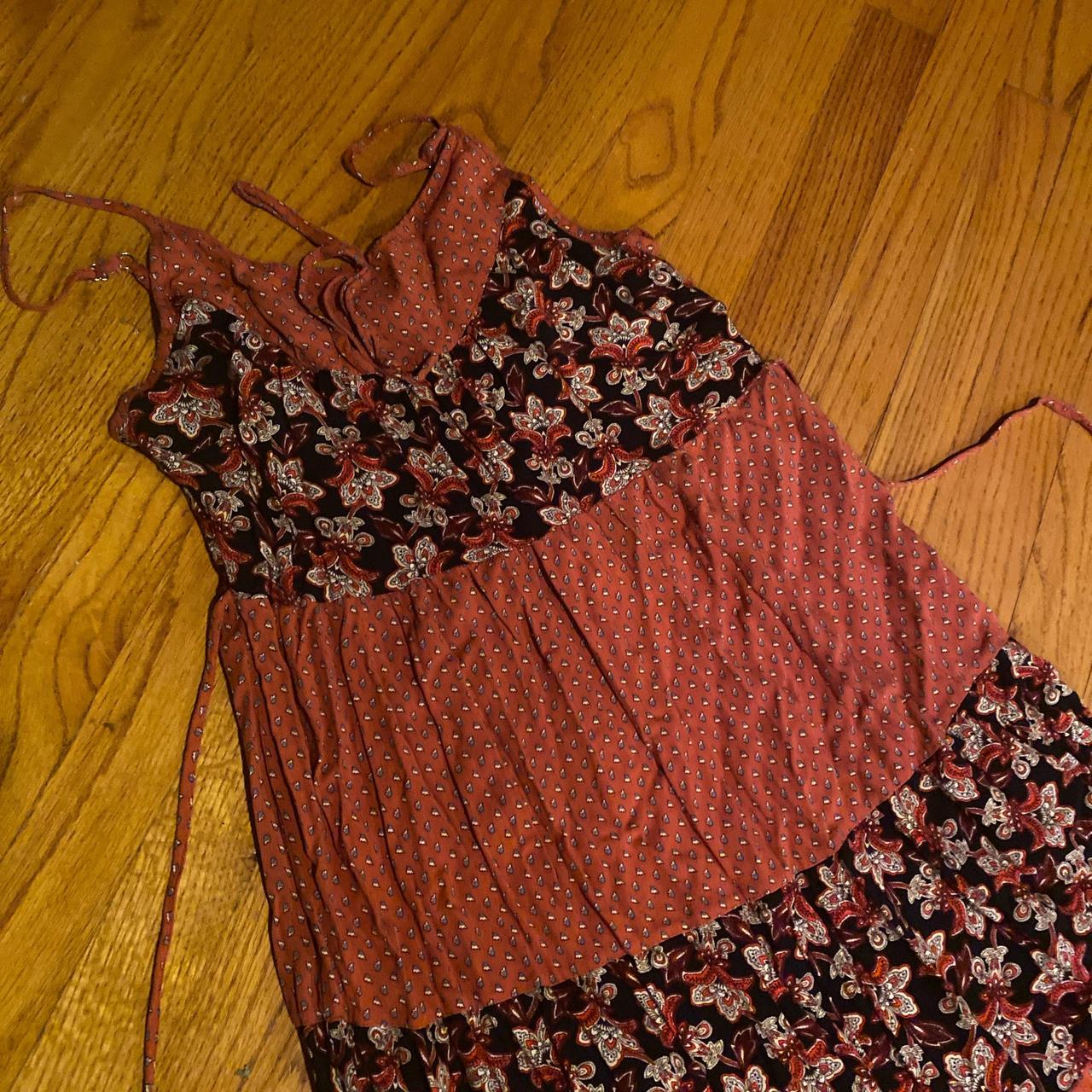 BOG collective sundress Boho BOHEMIAN floral maxi... | Depop