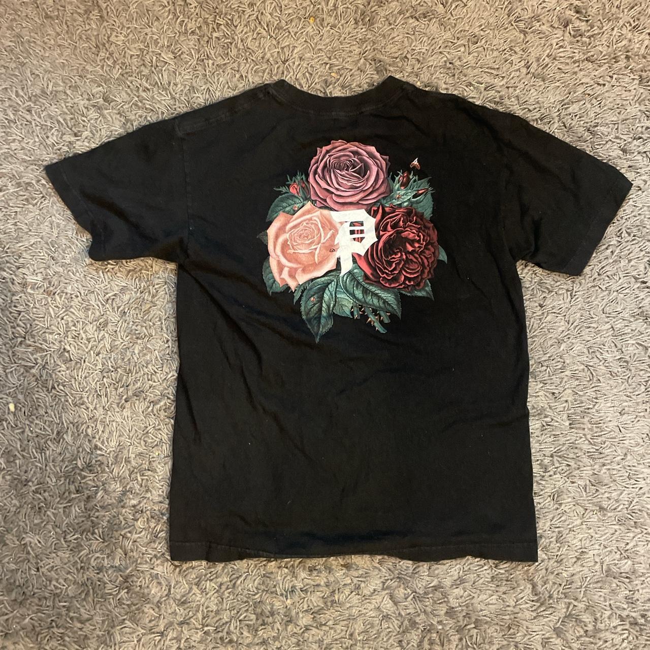 Black Primitive rose shirt, Medium #skater #skate... - Depop