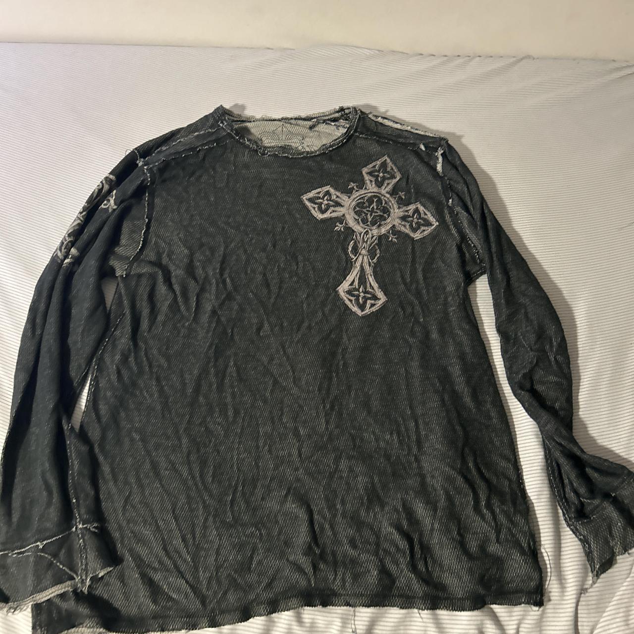 Goth opium core shirt Fits like Xl #cybersigilism... - Depop