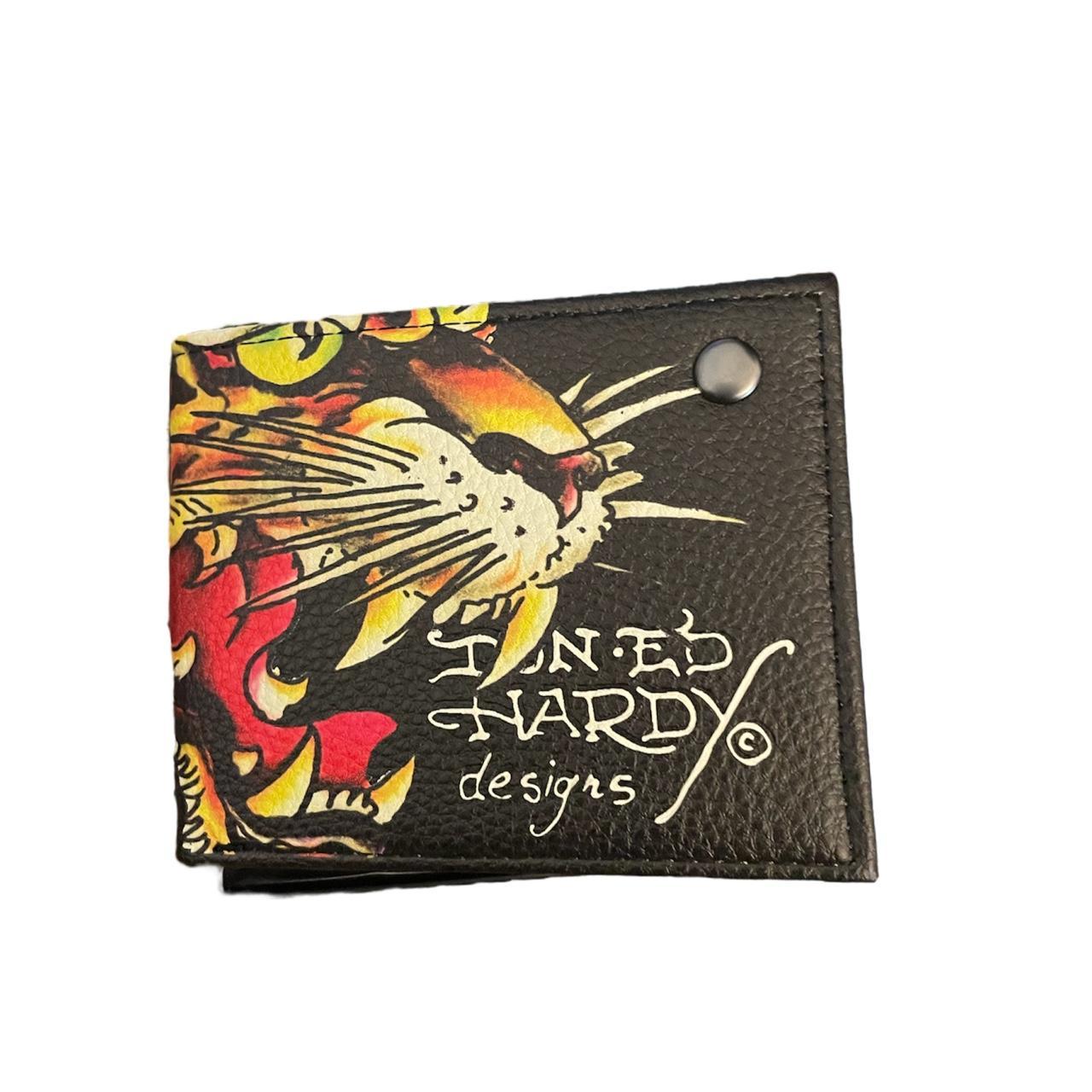 Ed hardy roaring tiger wallet #edhardy #gothic... - Depop