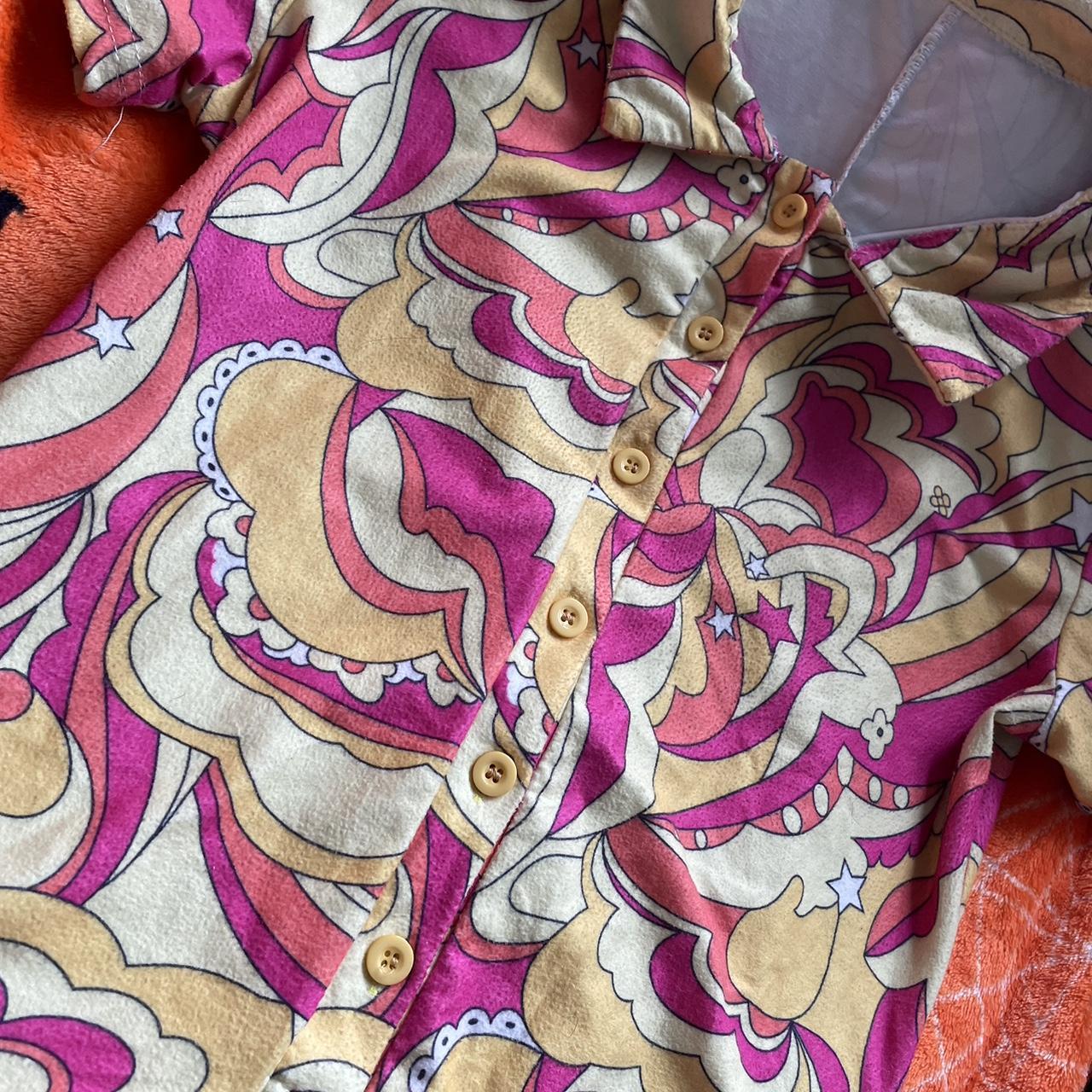 Funky romper! Never been worn Size 8 #romper... - Depop