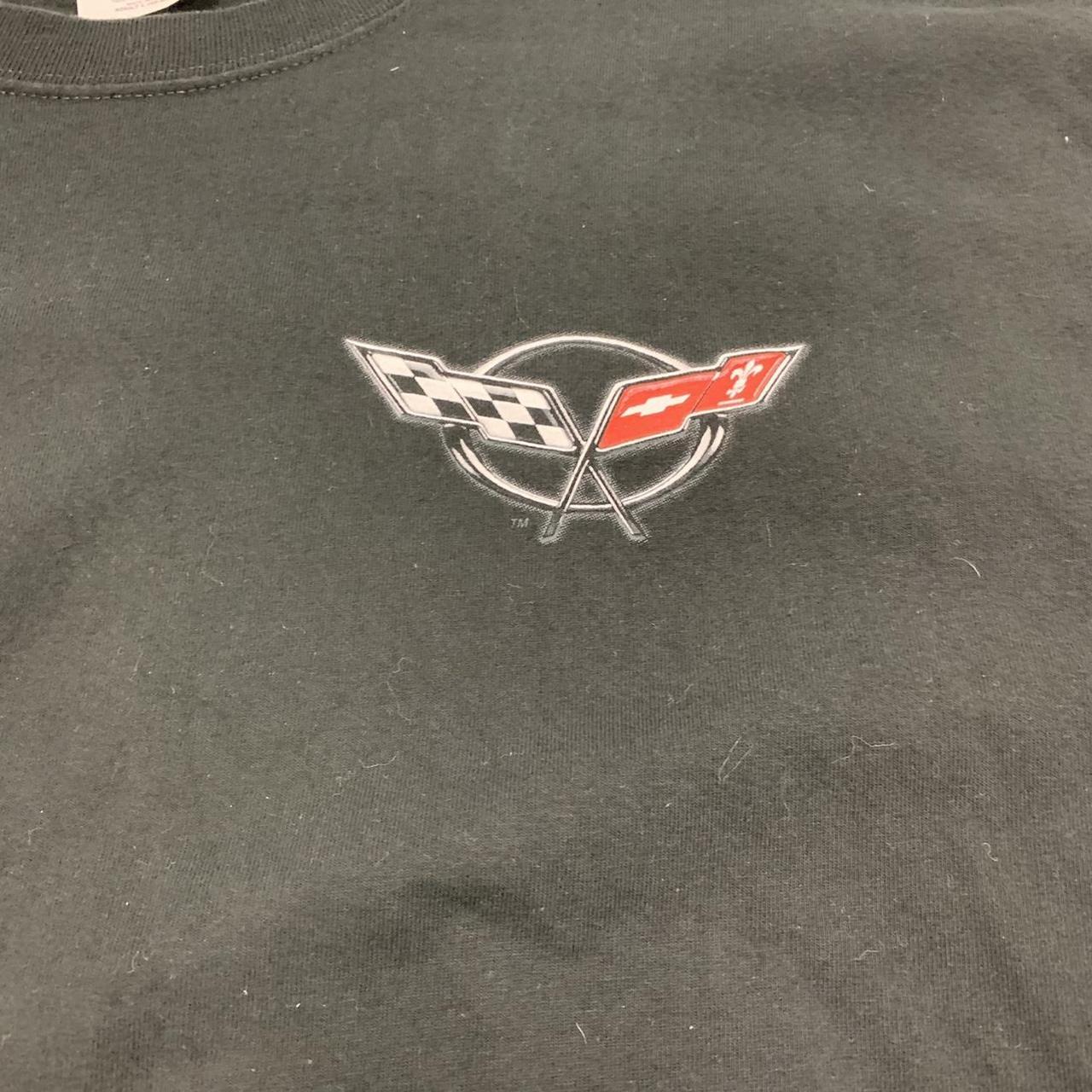 Vintage Corvette Car Racing T Shirt Size L super... - Depop