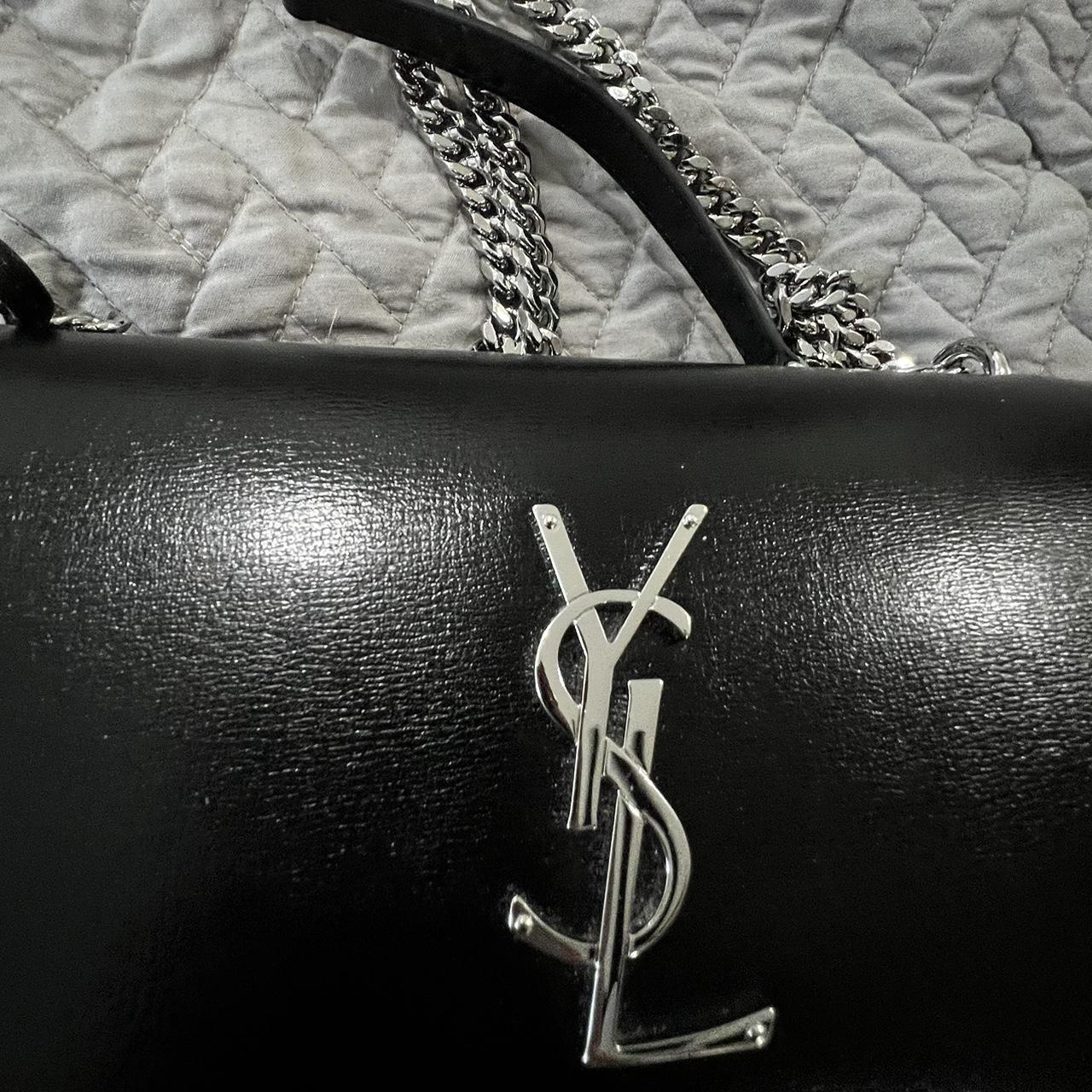 EUC YSL sunset black with silver hardware comes with... - Depop