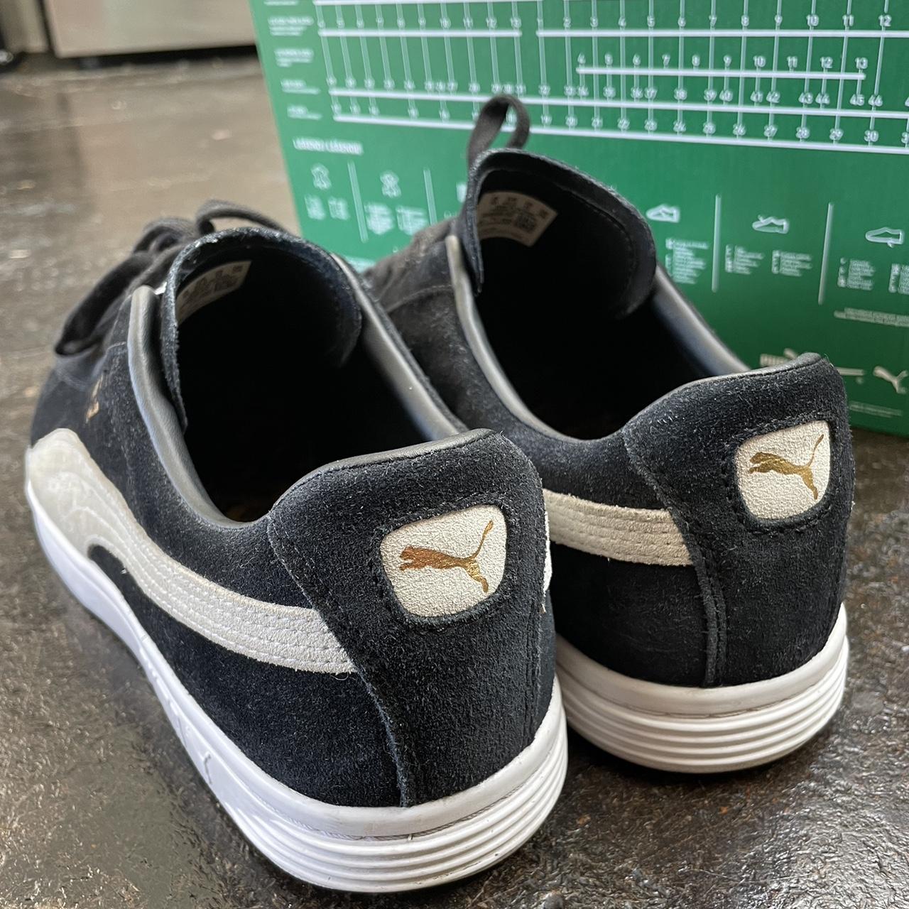 Puma Court Star SD sneakers Suede Black/white/Team... - Depop