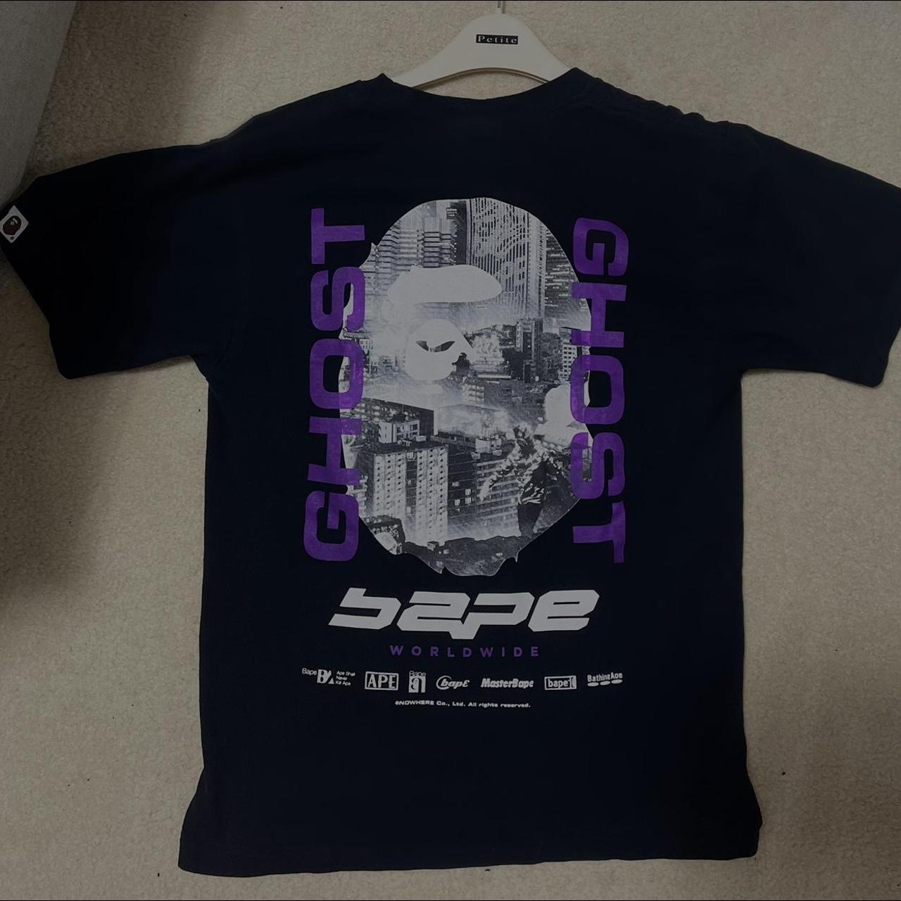 A BATHING APE BAPE Ghost T-Shirt * Perfect... - Depop