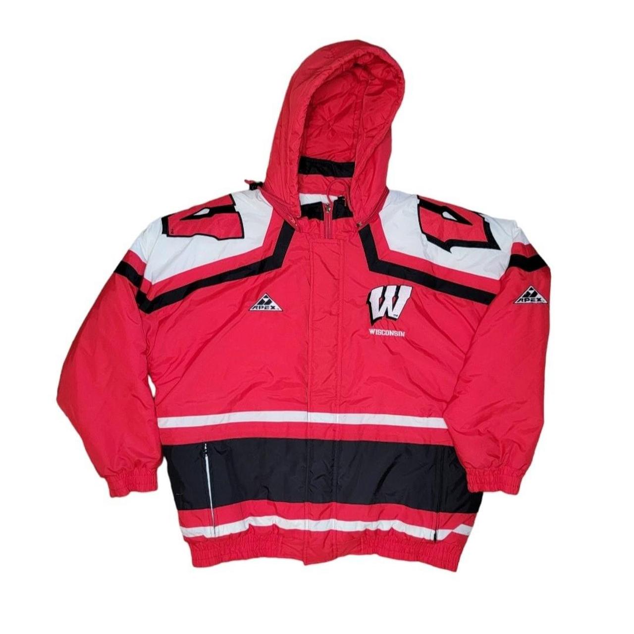 Vintage 1990s Wisconsin Badgers Apex Jacket - Depop