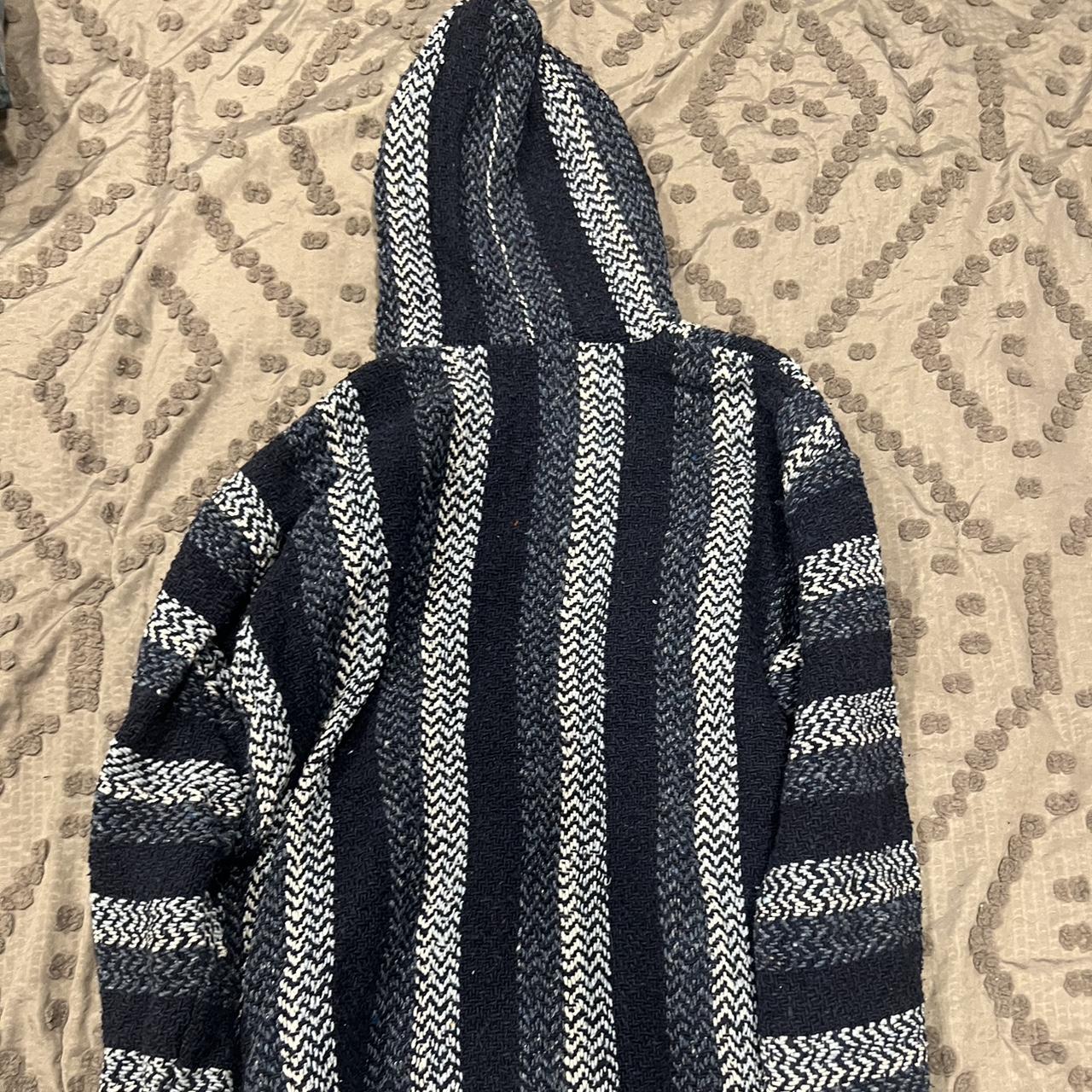 blue baja joe hoodie could fit s-m message me with... - Depop
