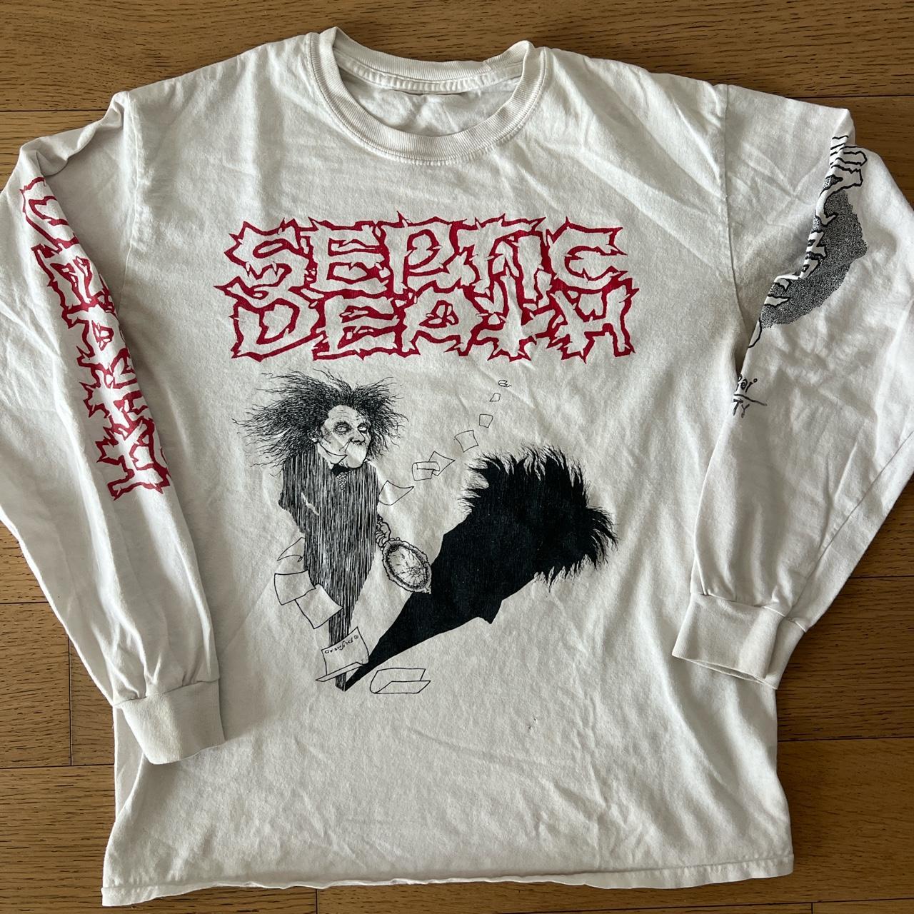 Septic Death Long-Sleeve Shirt Meet One of the... - Depop