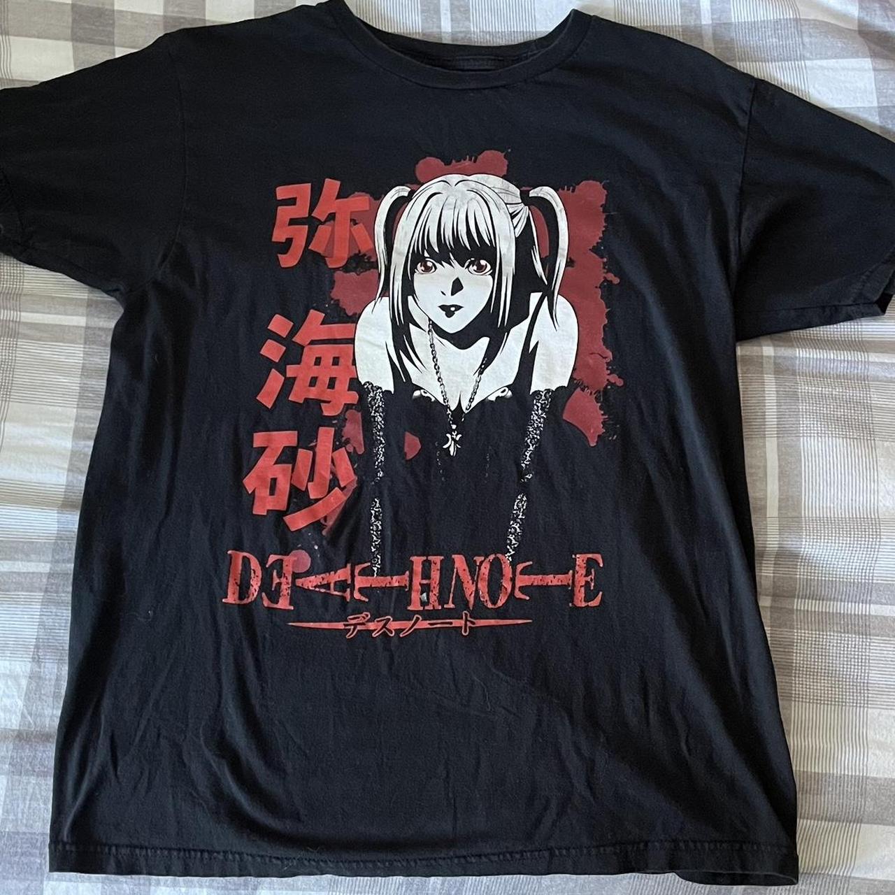 anime Misa Amane Death Note T-shirt tagged size... - Depop