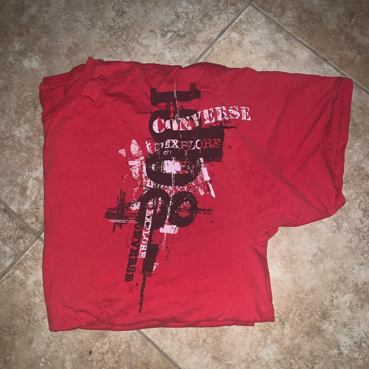 Converse Shirt Give a nice baggy look (i wear large) - Depop