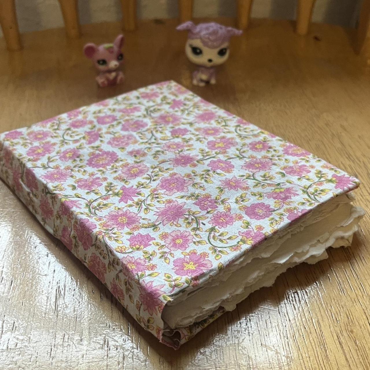 handmade mini journal! deckled edge paper, great for... - Depop
