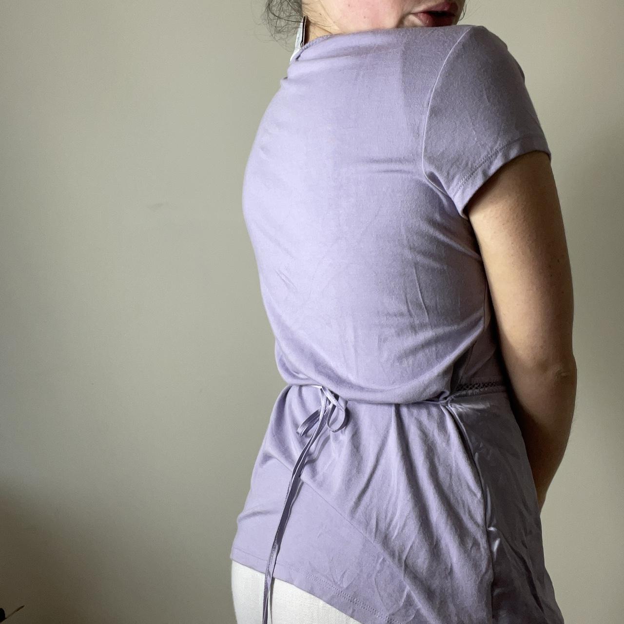 Vintage next satin embroided tie up top size 14 🦋... - Depop