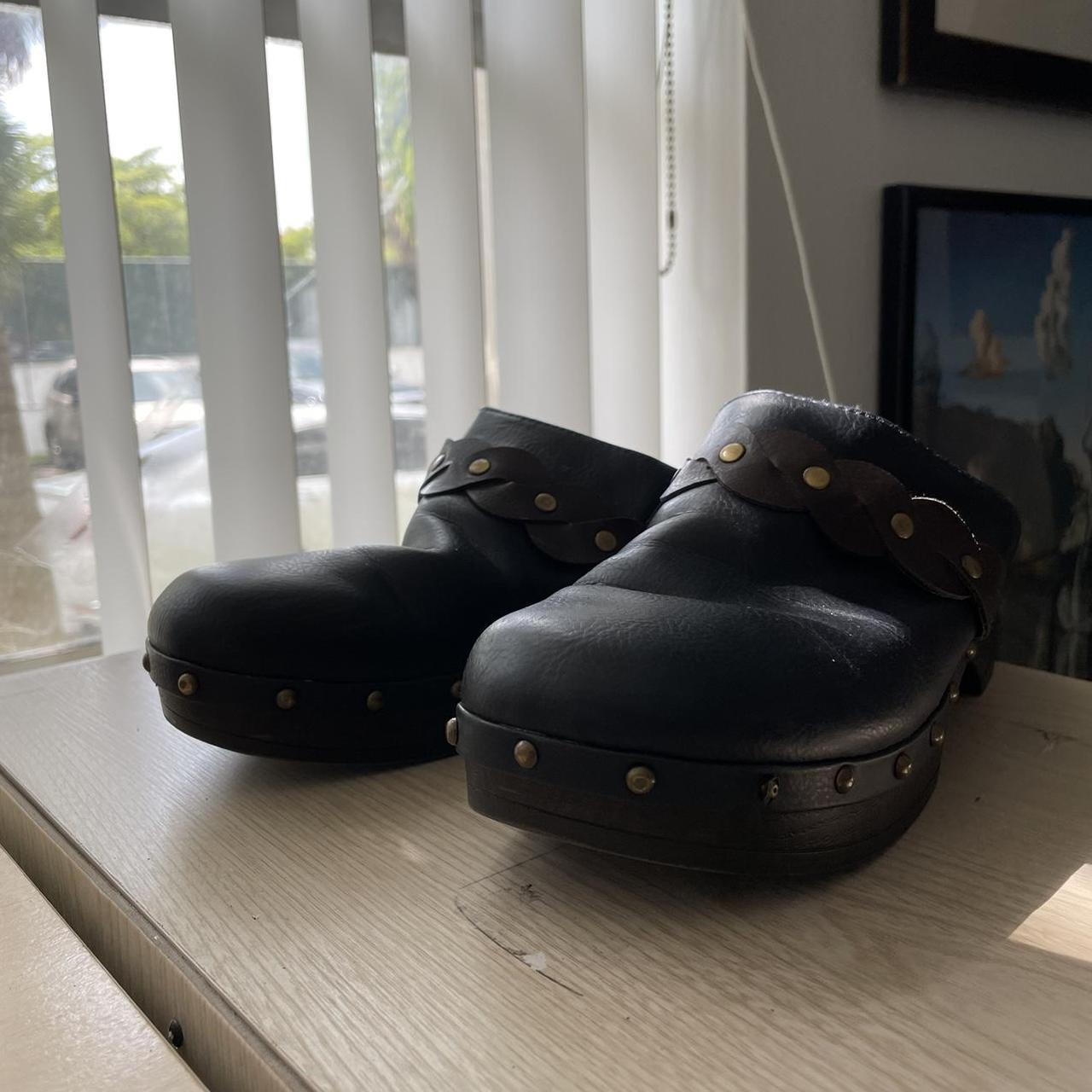 NATURAL SOUL • CLOGS PLATFORM CHUNKY Size US 8 •... - Depop