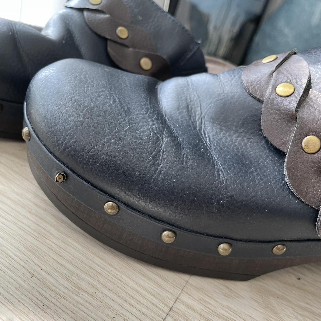 NATURAL SOUL • CLOGS PLATFORM CHUNKY Size US 8 •... - Depop