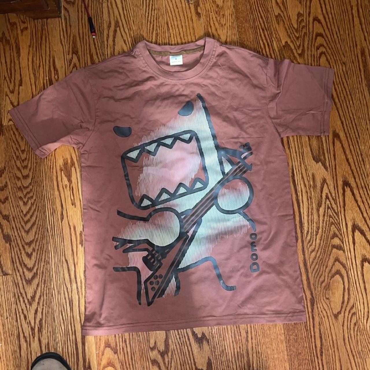 Pink and black Domo graphic tee #domo #y2k #kawaii... | Depop