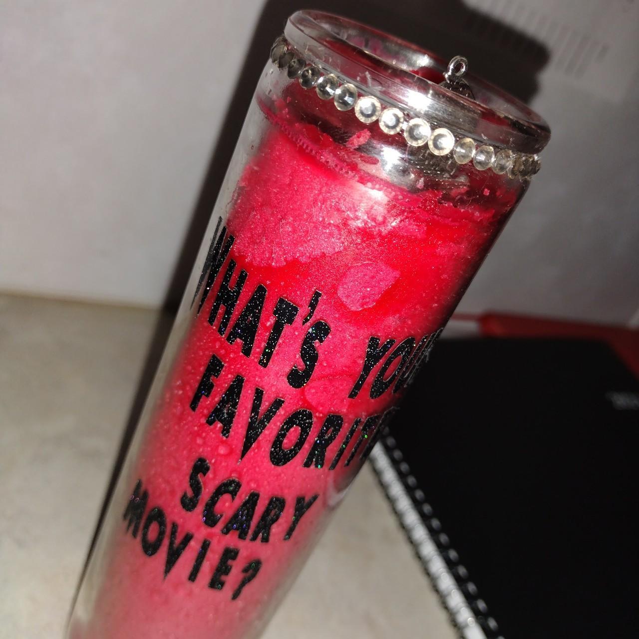 Tall ghostface candle #ghostface #emo #grunge #horror - Depop