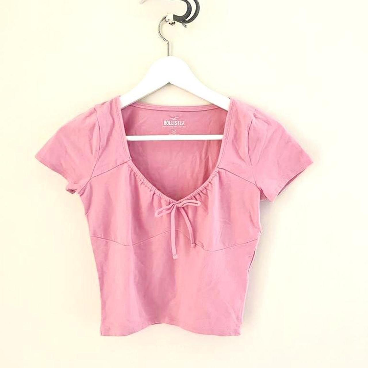 Cute holistic baby pink top Bought last summer... - Depop