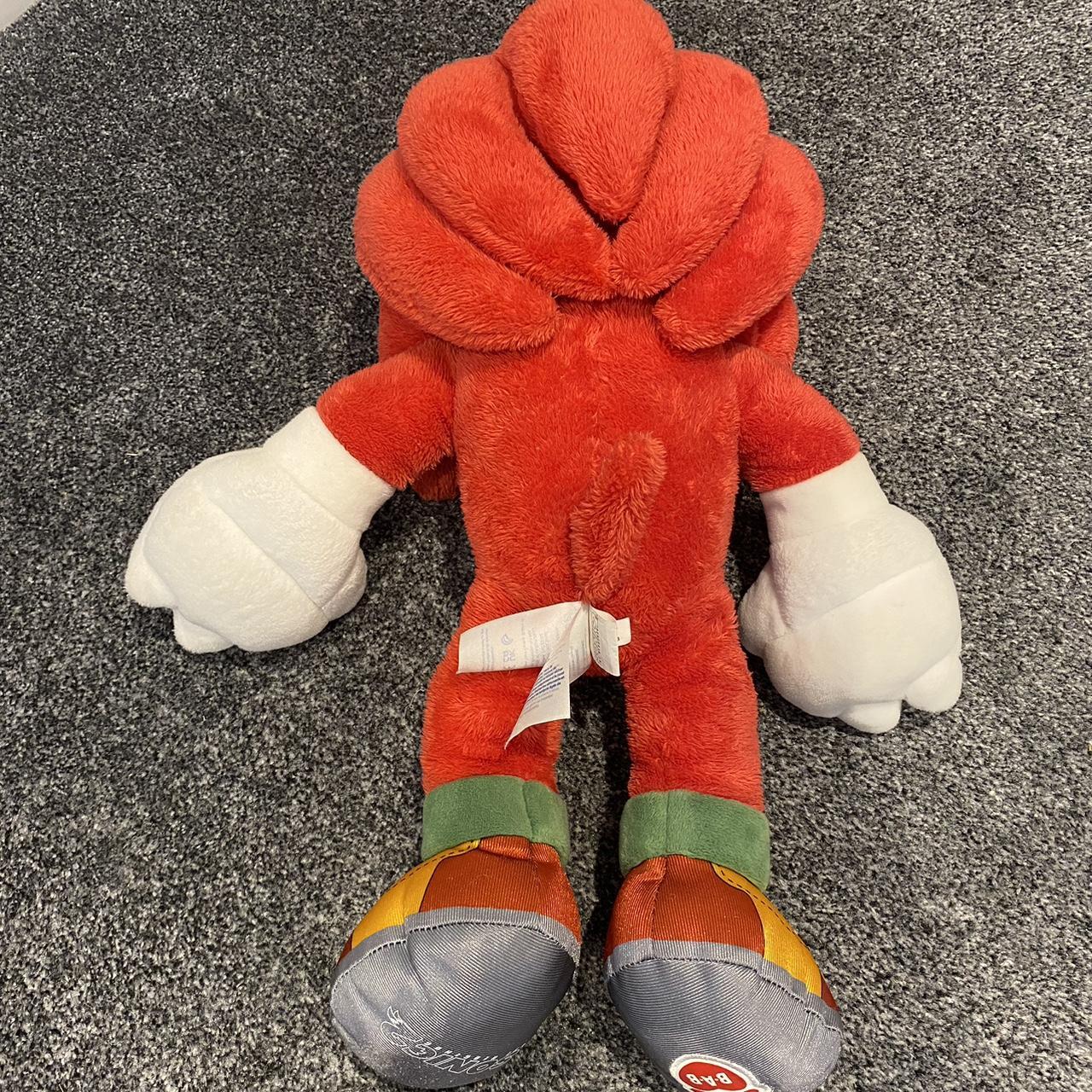 knuckles the echidna online exclusive build a bear,... - Depop