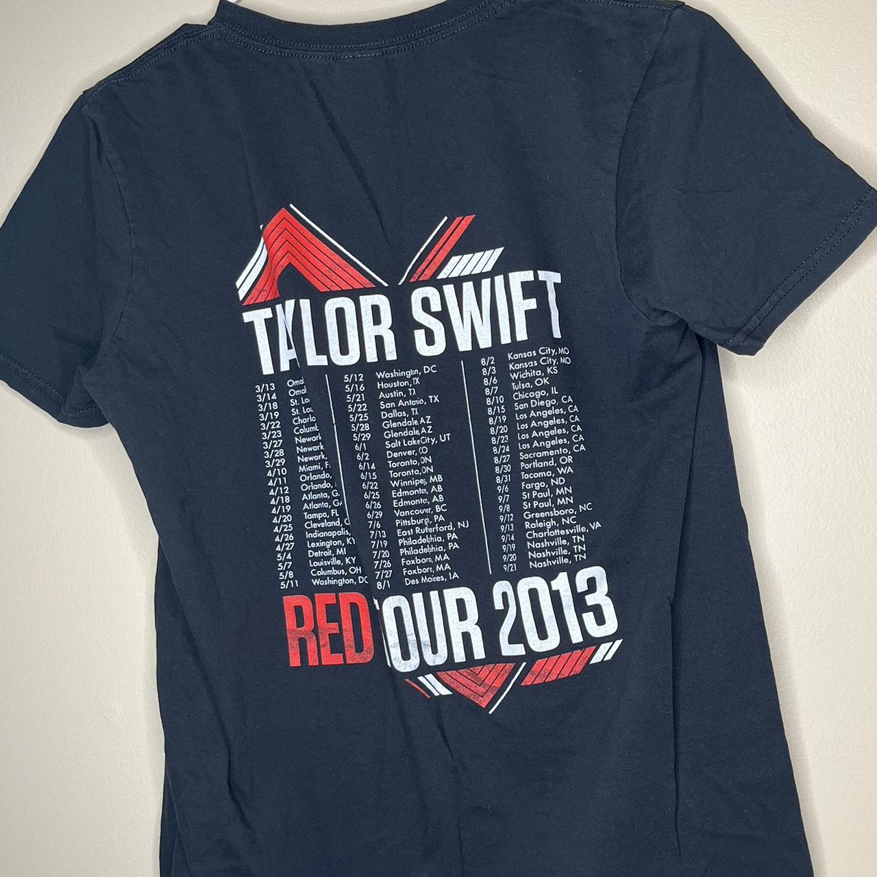 Taylor Swift Red Tour 2013 Concert T-Shirt We love... - Depop