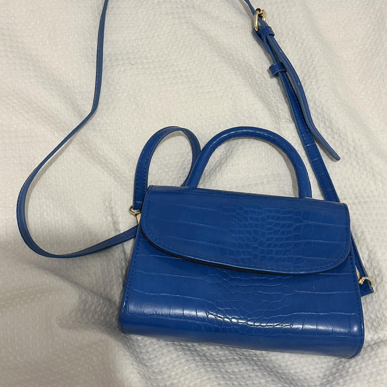 Blue mini bag, great for a night out #GoingOut... - Depop