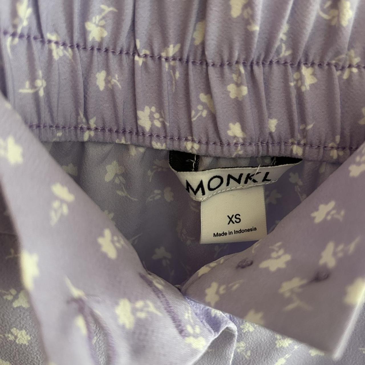 [uk only] ♡ monki button through midi skirt in... - Depop