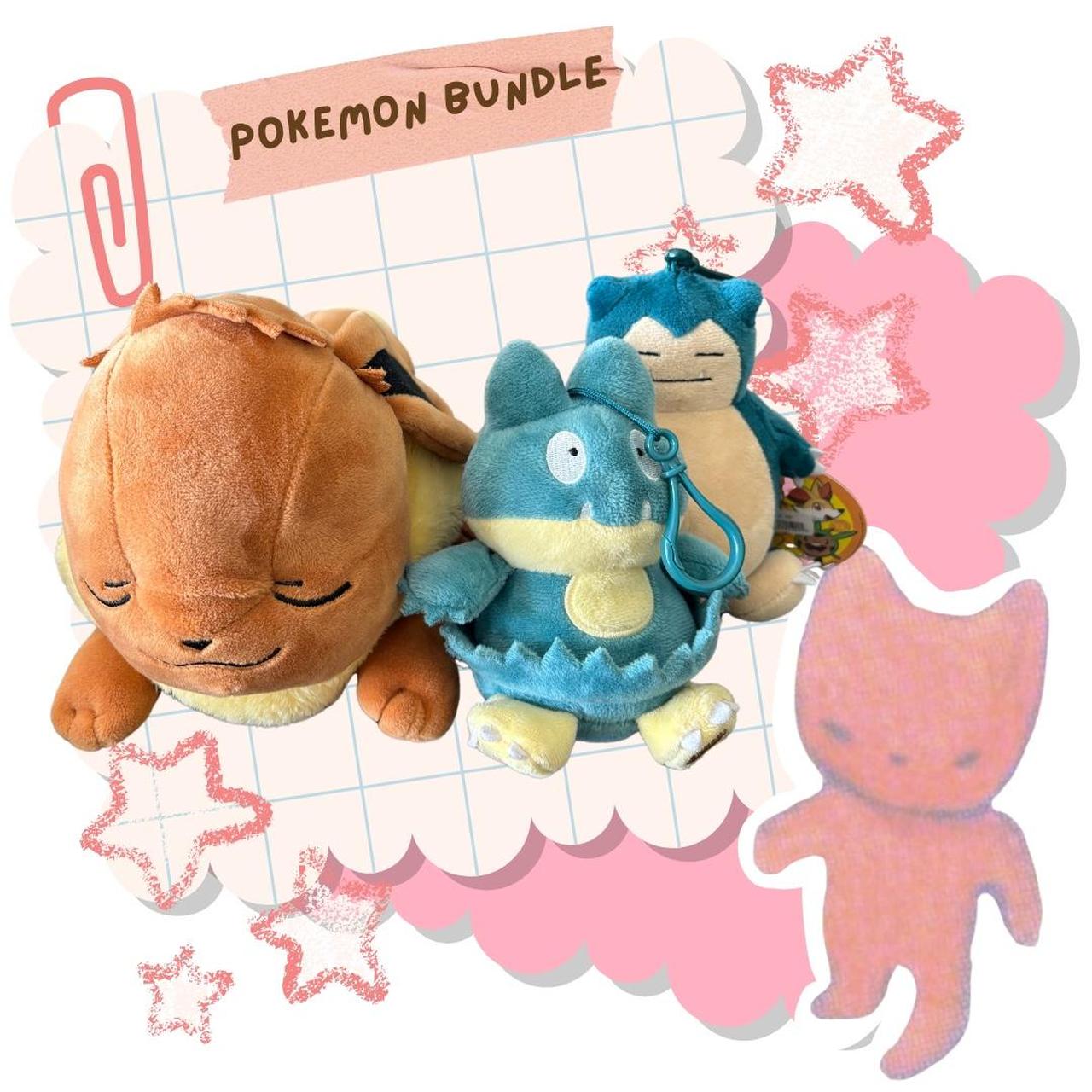Pokémon bundle featuring Eevee, Munchlax, and... | Depop