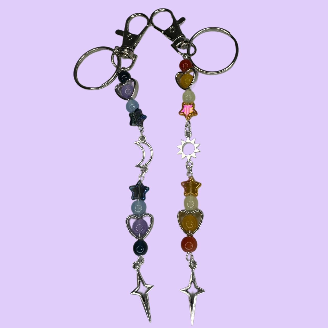 Sun & Moon Matching Keychains ☀️🌙 *4& 1/2 in long* ... - Depop