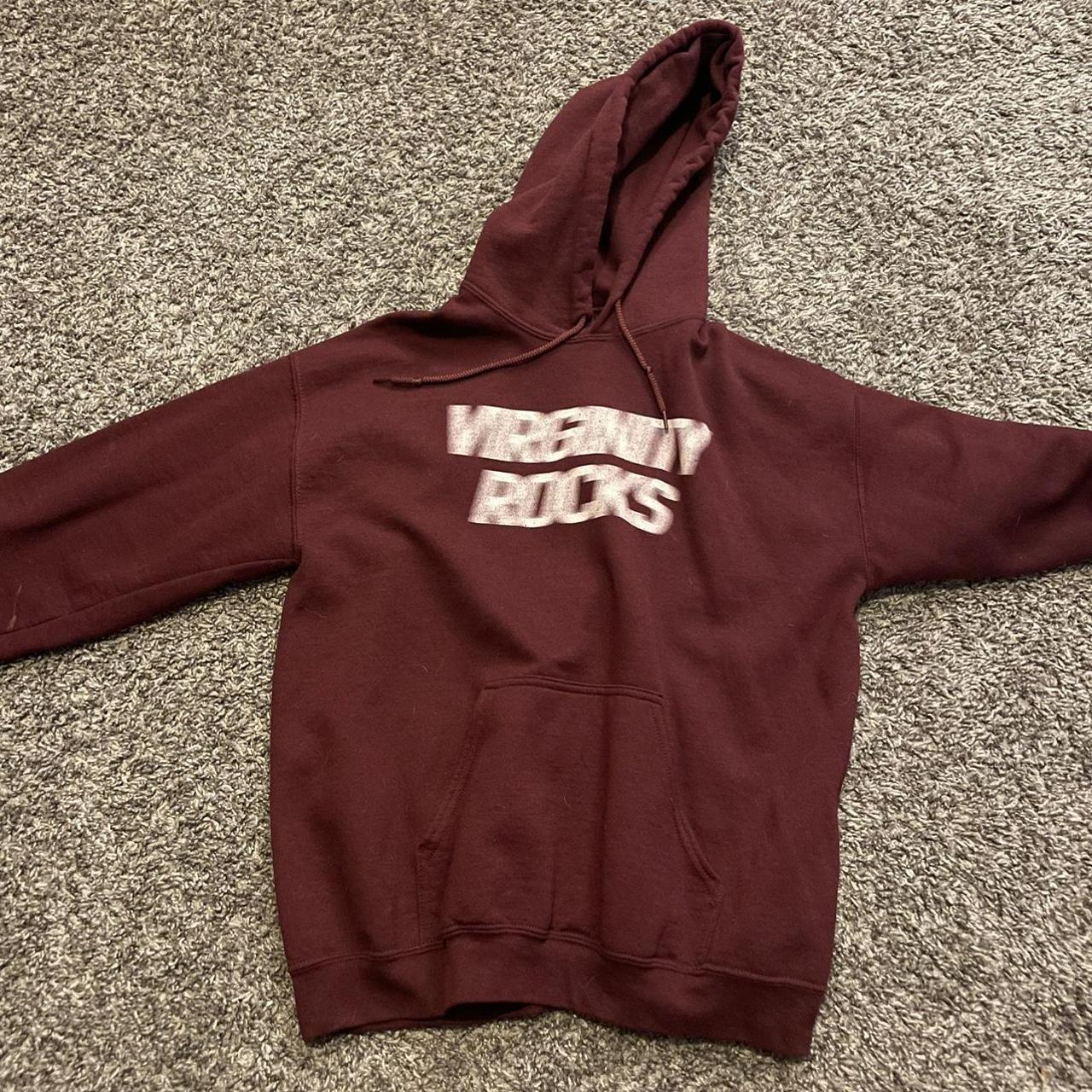 Blurred virginity rocks hoodie Worn perfect... - Depop