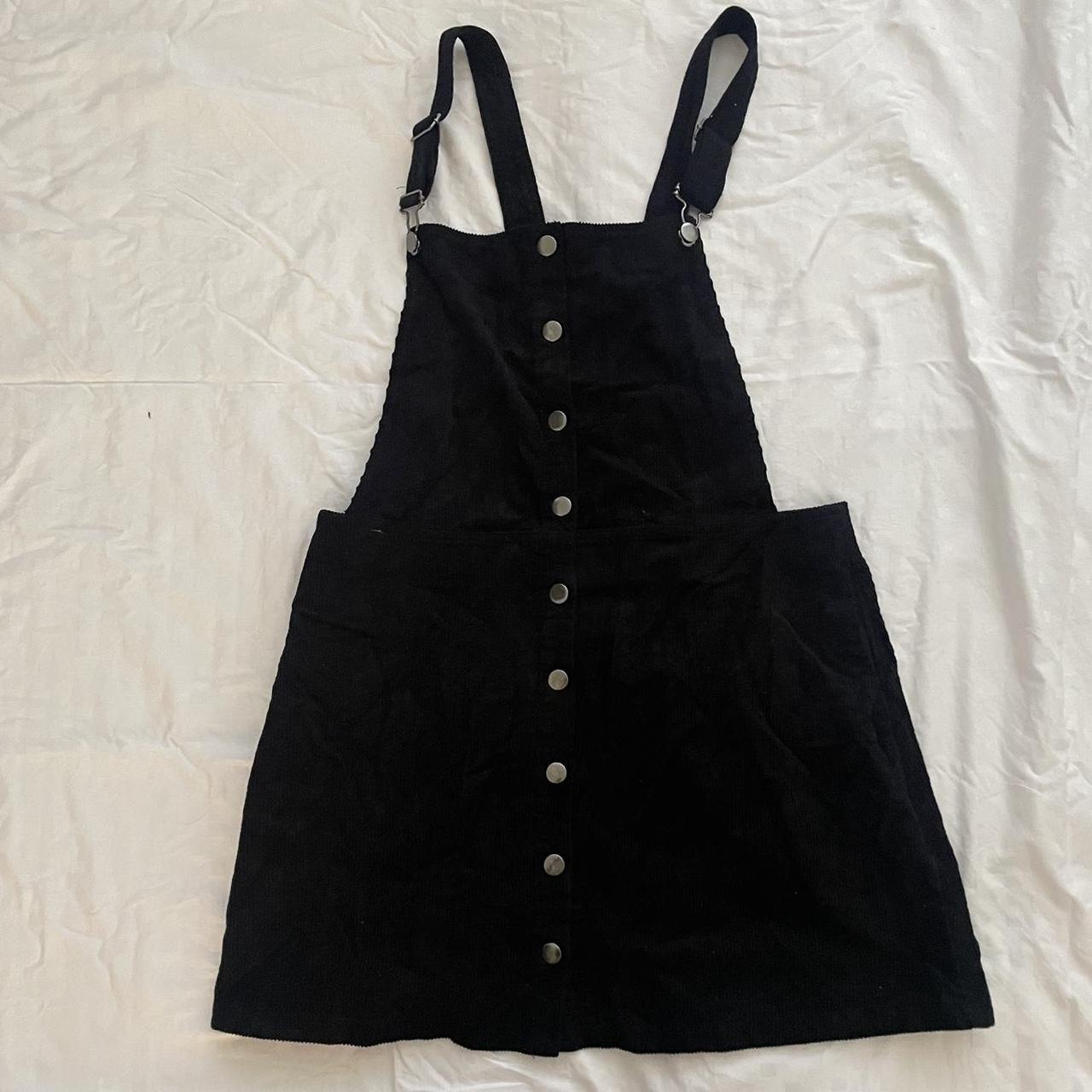 Black dotti pinafore #dotti #pinafore - Depop