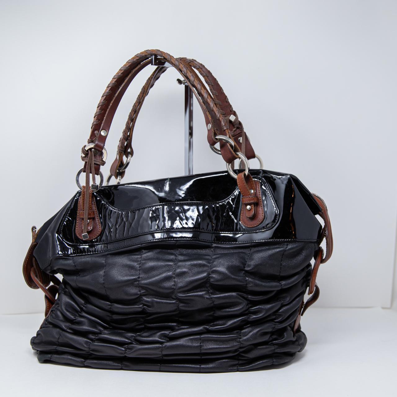 Pauric Sweeney Overnight Patent Leather Oversized... - Depop