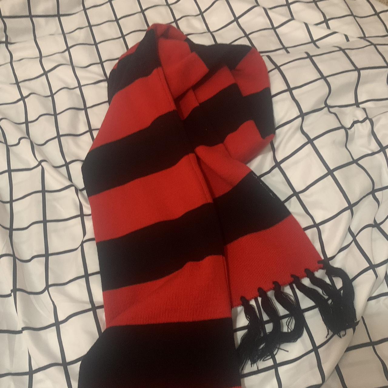 Skelanimals Stripe Scarf from hot topic Like new... - Depop