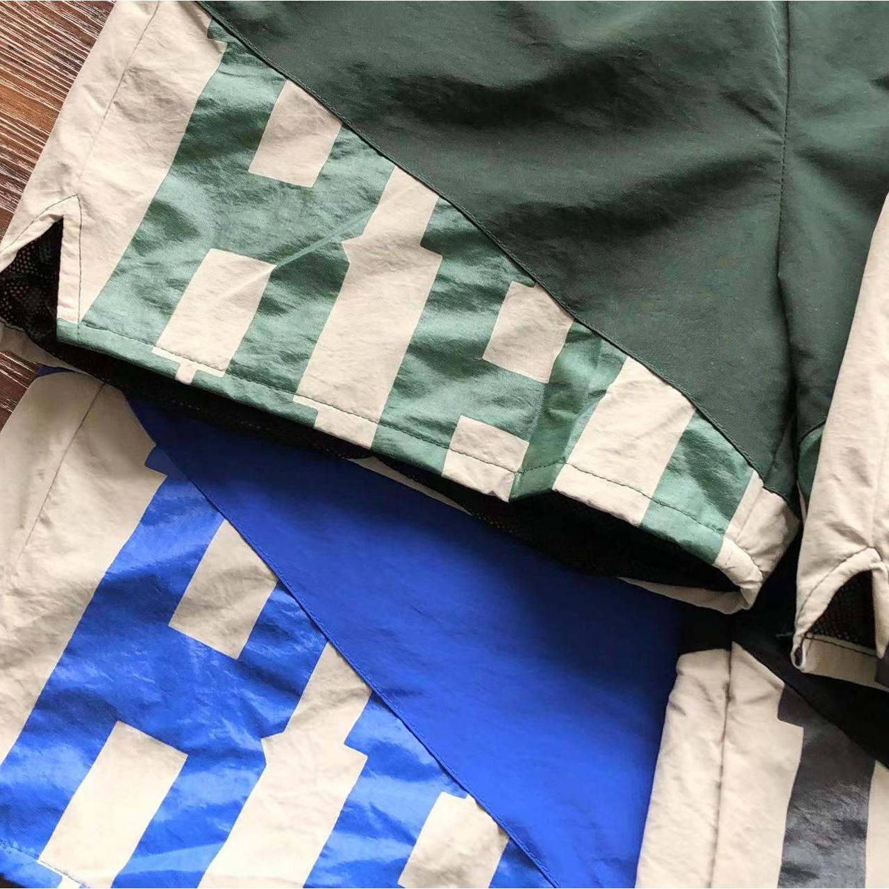 Rhude Panel Logo Shorts Green Size Medium &... - Depop