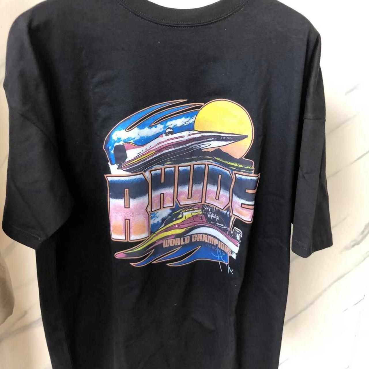 Rhude World Champions SpeedBoat Vintage Tee Size... - Depop