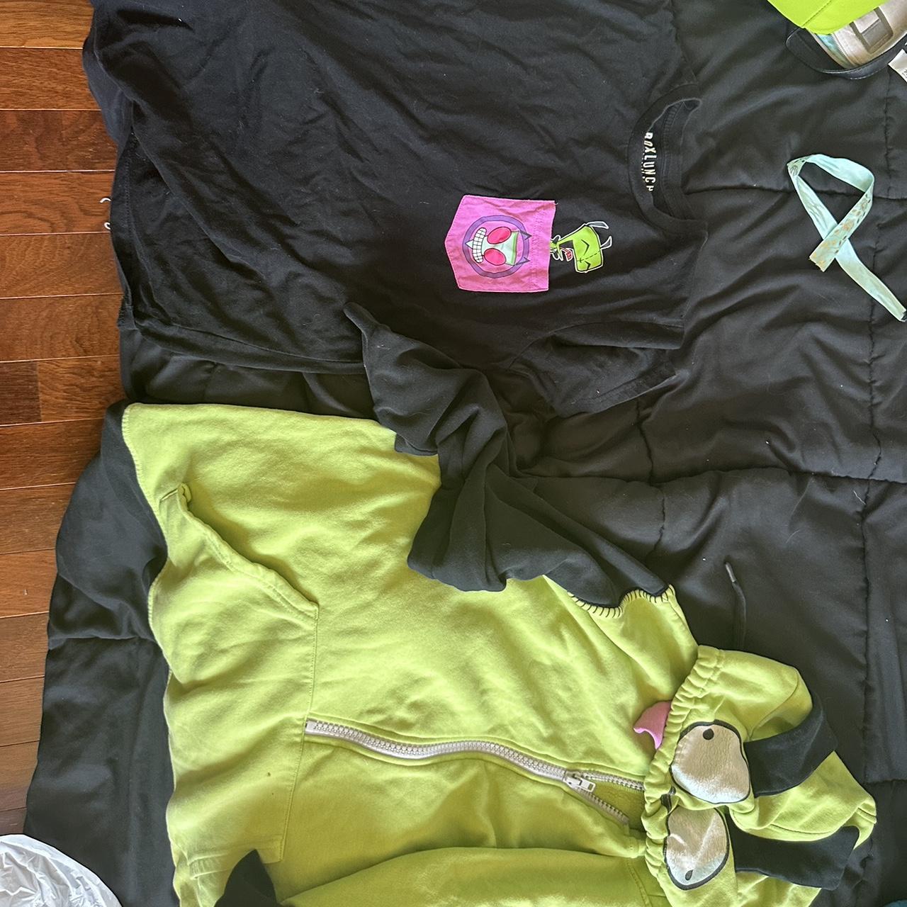 Invader zim jacket and shirt. PAYPAL ONKY IF YOU... - Depop