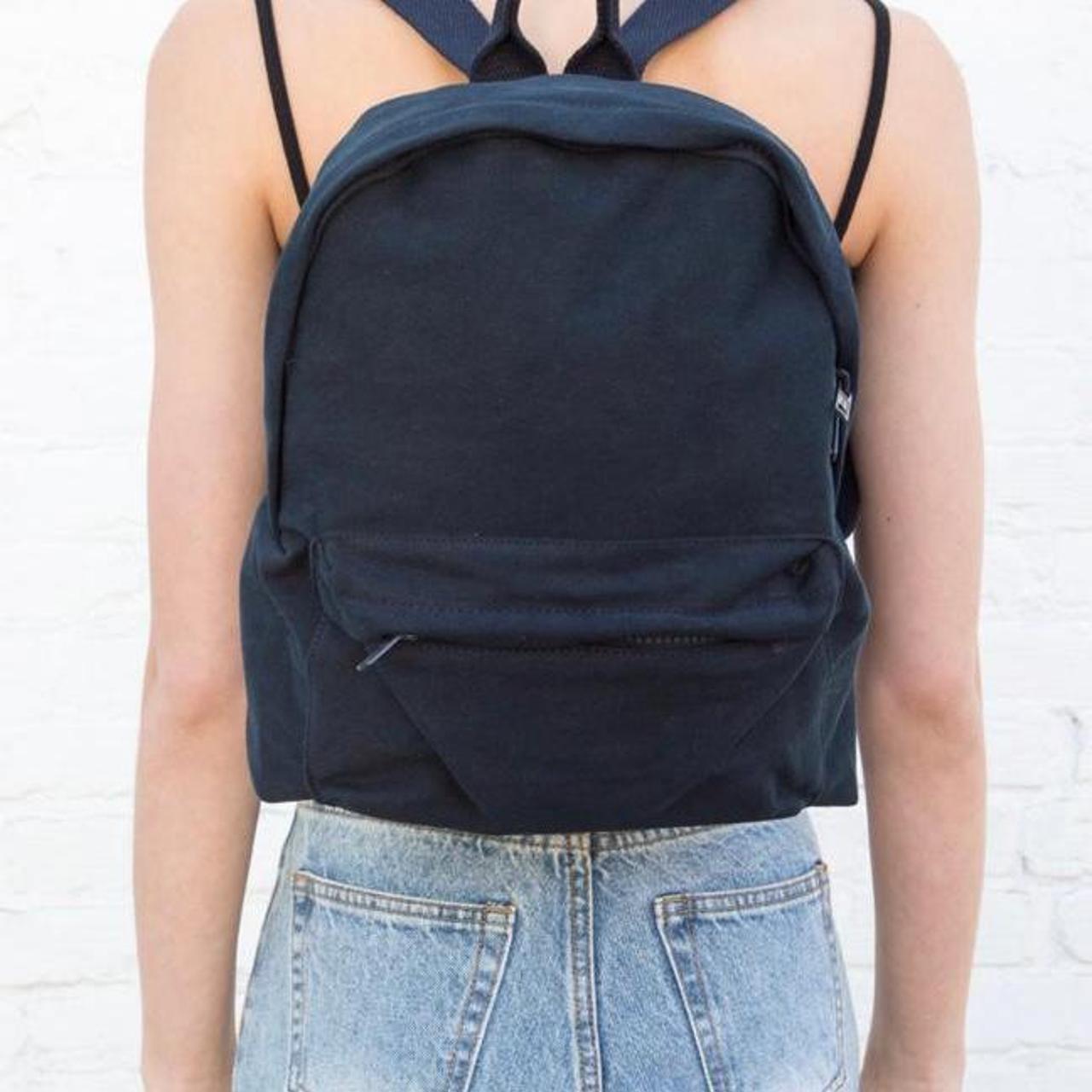Basic, navy, backpack with a top handle, adjustable... - Depop