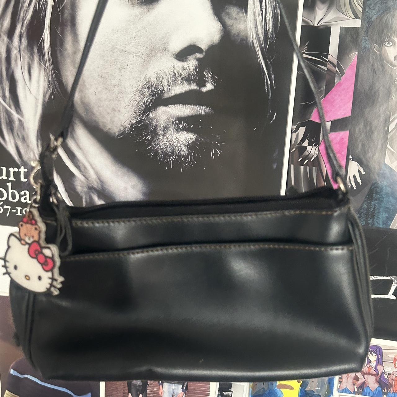 On hold !!!!!! Y2K Black hello kitty purse. Mcbling... - Depop