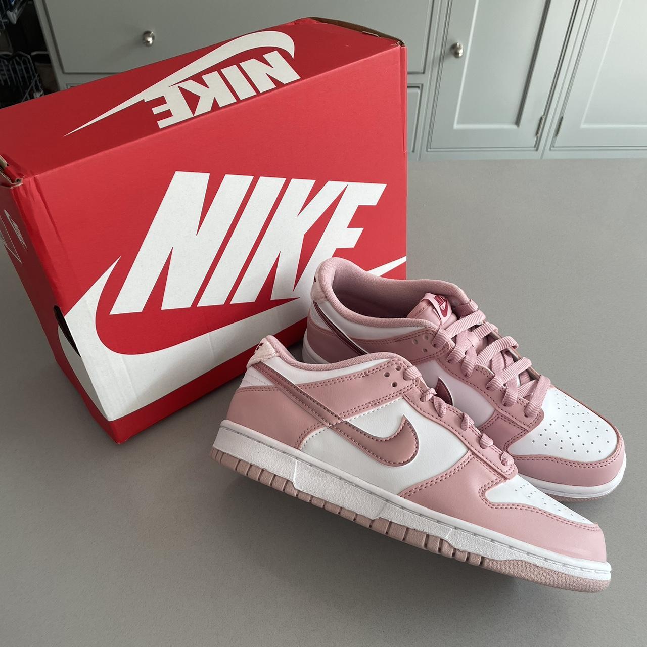 Pink velvet dunk low gs UK5.5 UK5.5 100% authentic... - Depop