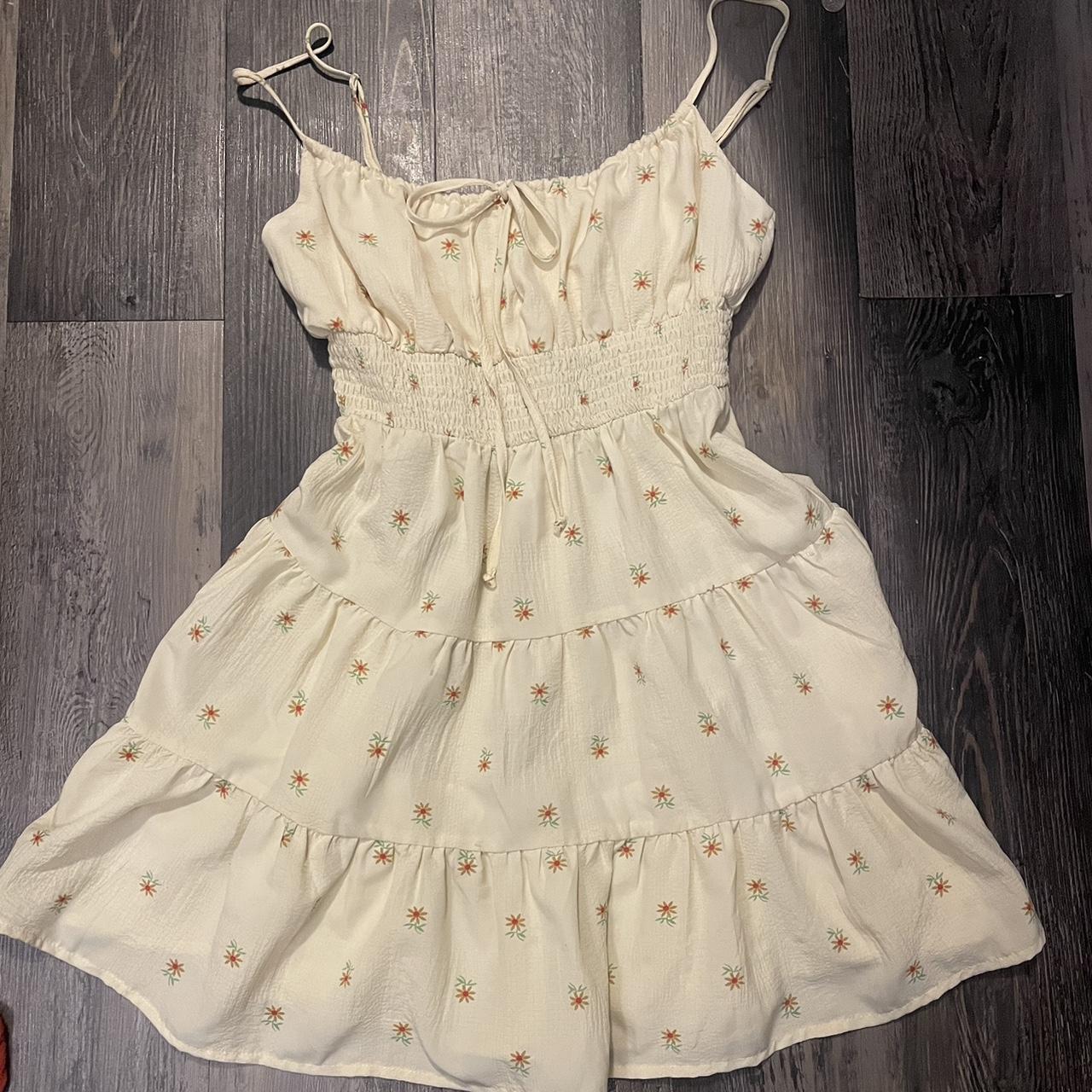 pacsun mini sundress yellow perfect for summertime... - Depop