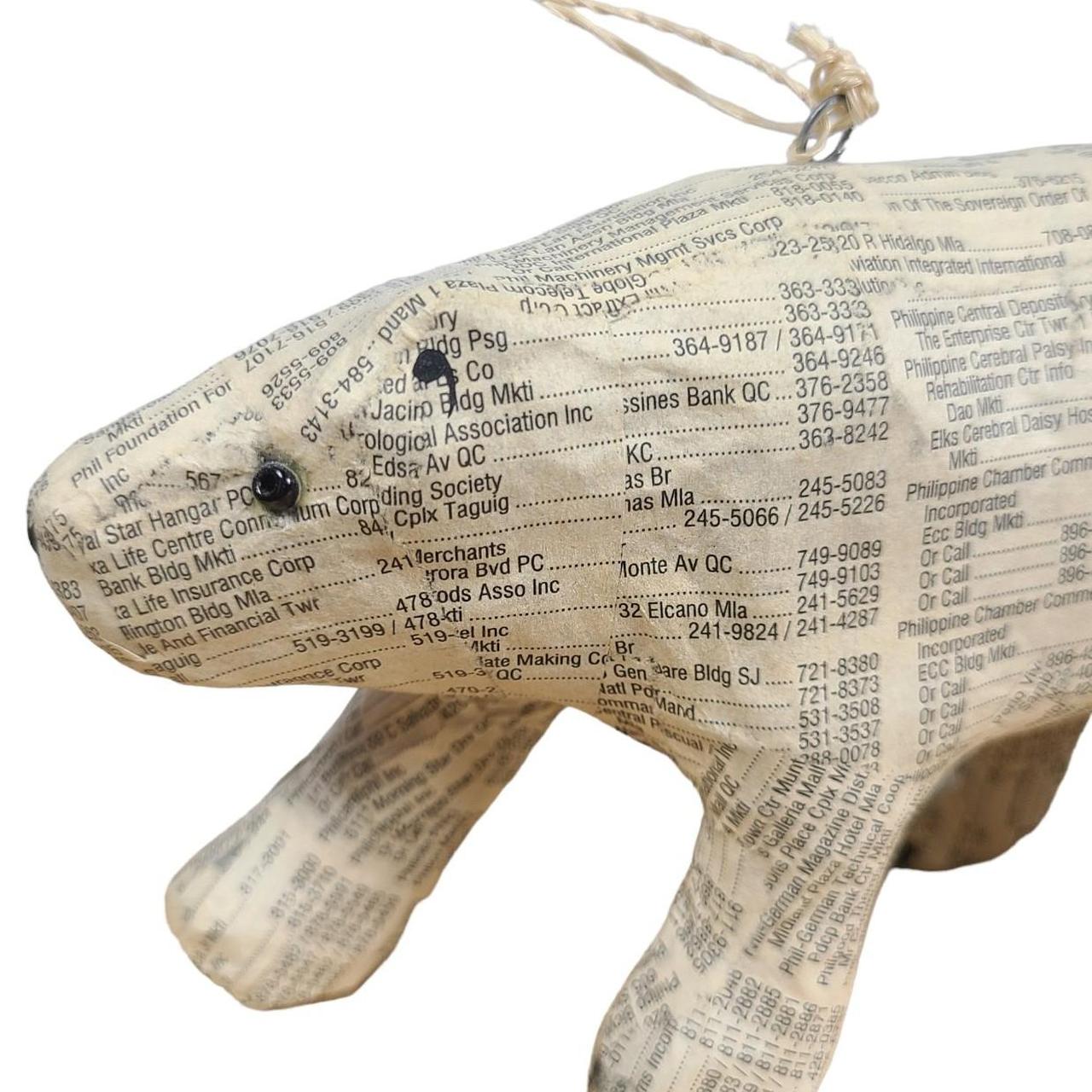 Paper Machete Polar Bear Ornament Really cute... - Depop