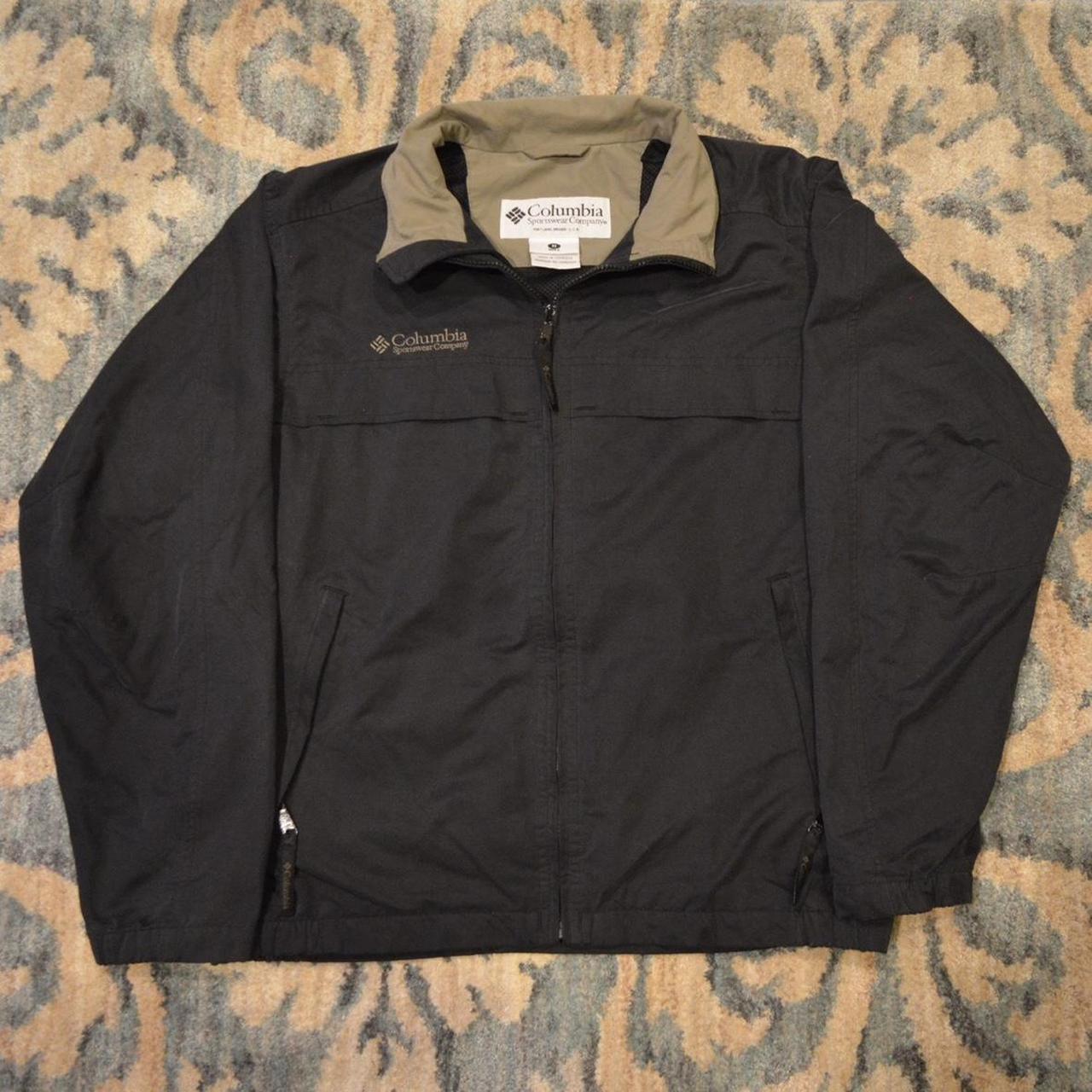 Black Columbia Sportswear Company bomber jacket... - Depop