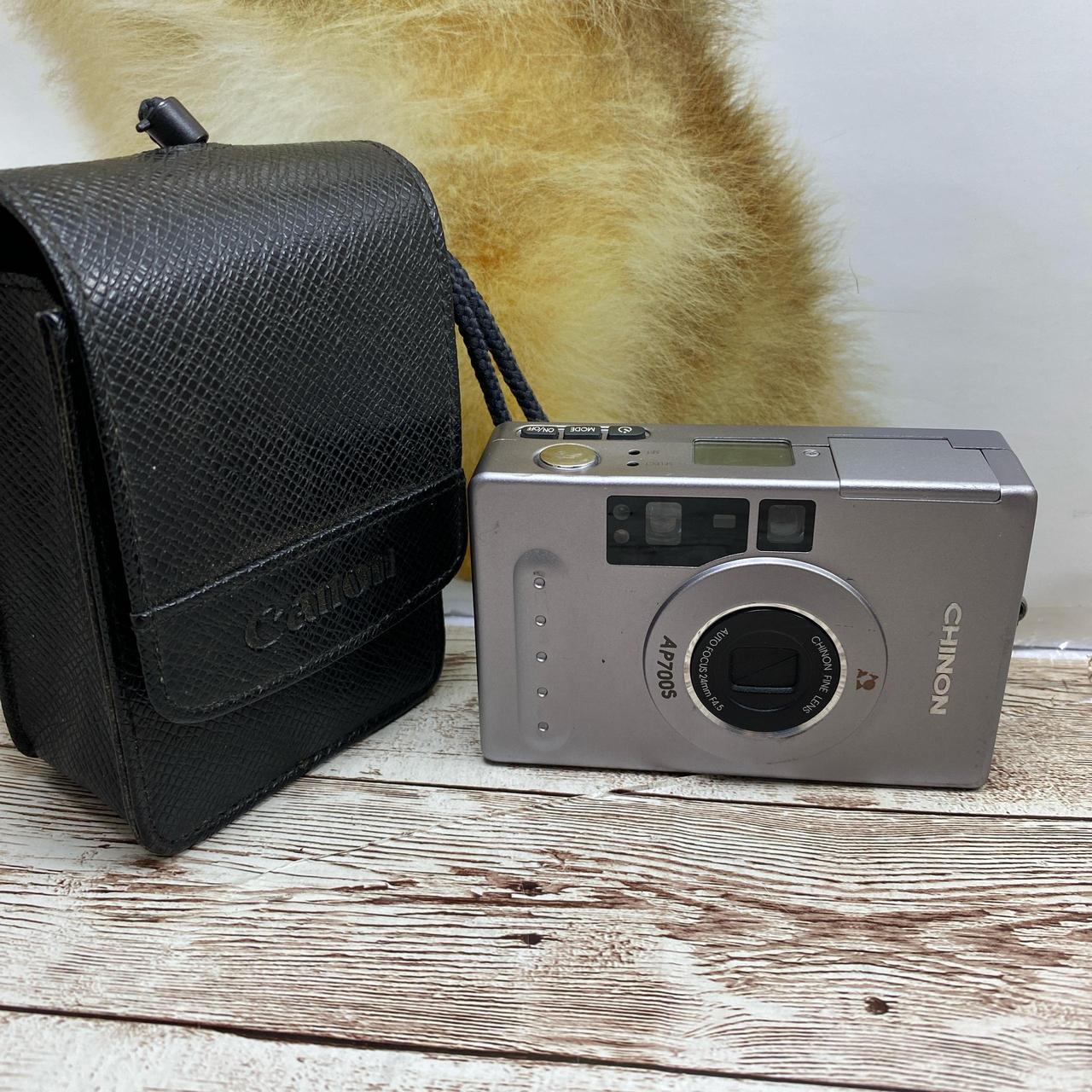 Chinon AP700 Compact Film Camera With Carry Case... - Depop