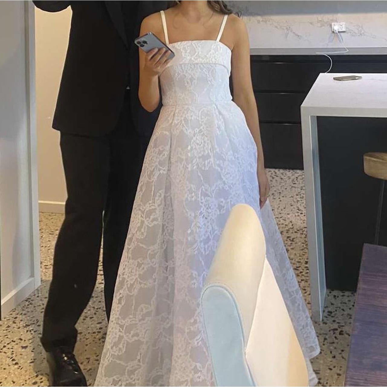 selling Addison Rae rose dress I was 5,6 or 5,7 in... - Depop