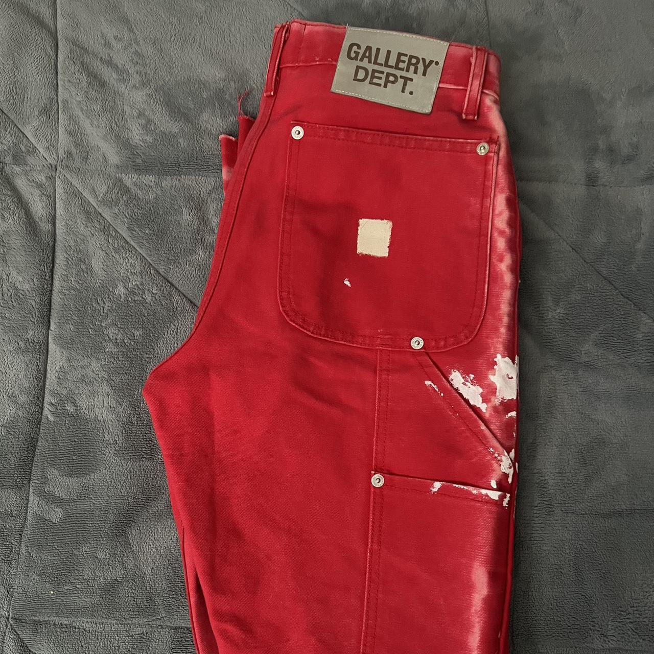 Red gallery dept jeans. 100% authentic. worn twice.... - Depop