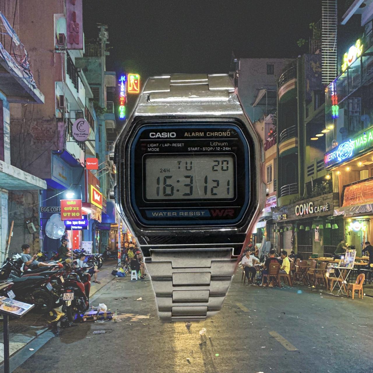 Silver Casio A-158W Retro Digital Watch Unisex A... - Depop