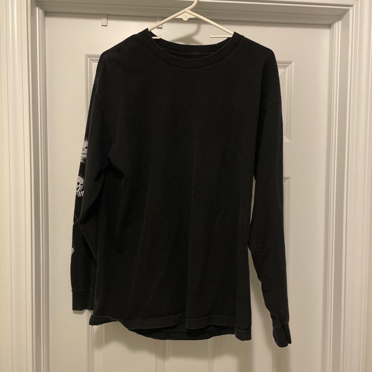 Men's Black and White Shirt | Depop